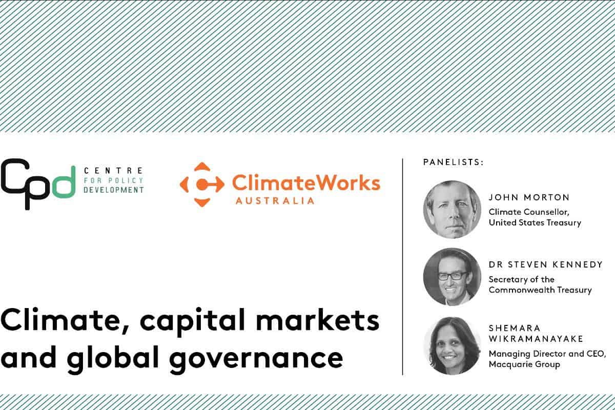Climate, Capital Markets and Global Governance | AVPN