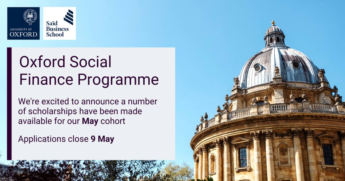 Oxford Social Finance Programme | AVPN