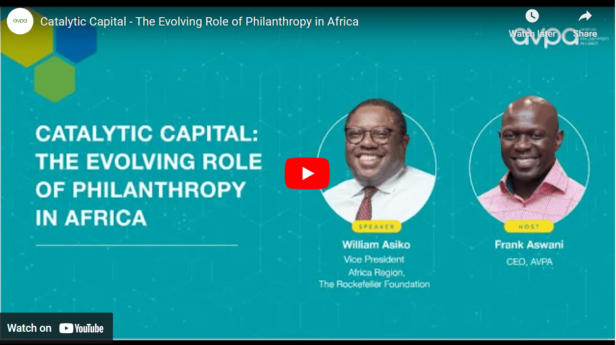 Accelerating Impact with Catalytic Capital | AVPN